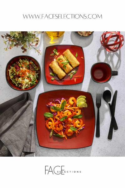 Food Photography Dinnerware Set – Face Selections