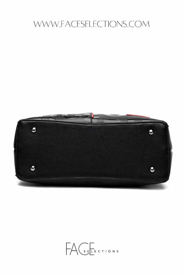 Leather Casual Crossbody Designer Handbag – Face Selections