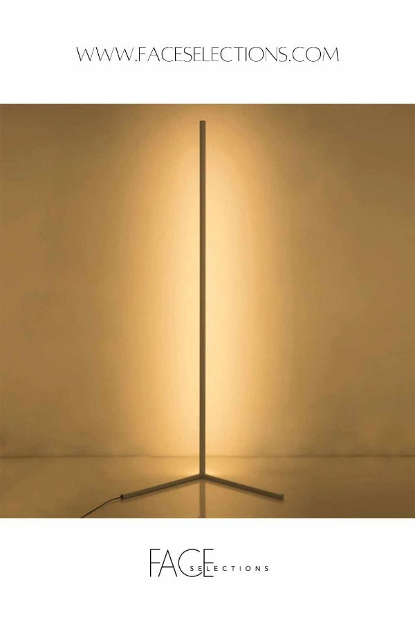 Modern Living LED Corner Floor Lamp – Face Selections
