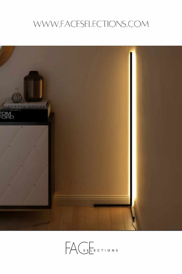 Modern Living LED Corner Floor Lamp – Face Selections