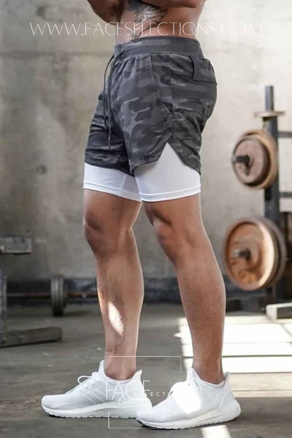 Quick Dry Jogging Workout Gym Shorts – Face Selections