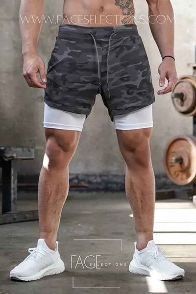 Quick Dry Jogging Workout Gym Shorts – Face Selections