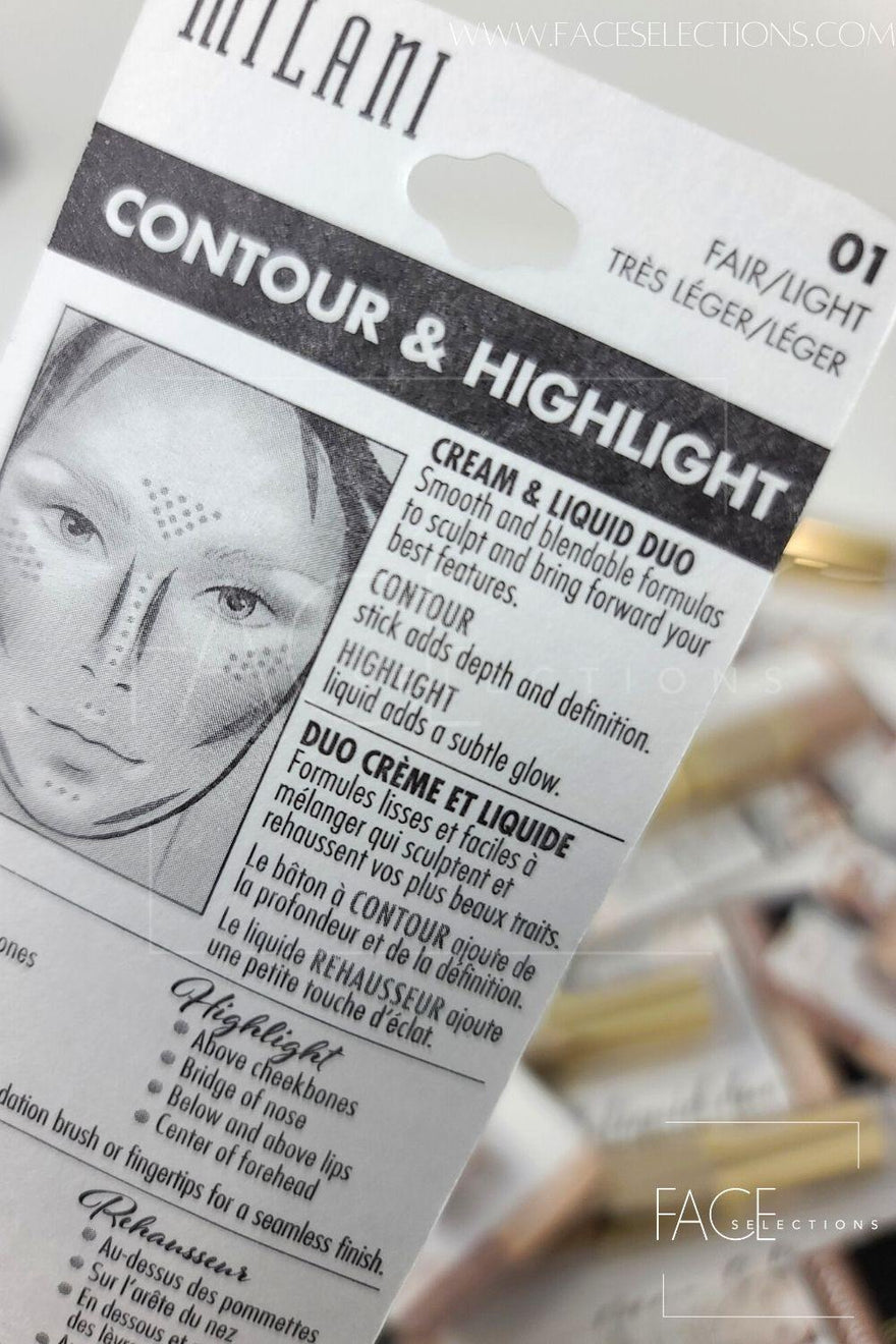 Contour & Highlight Cream Liquid Duo – Face Selections