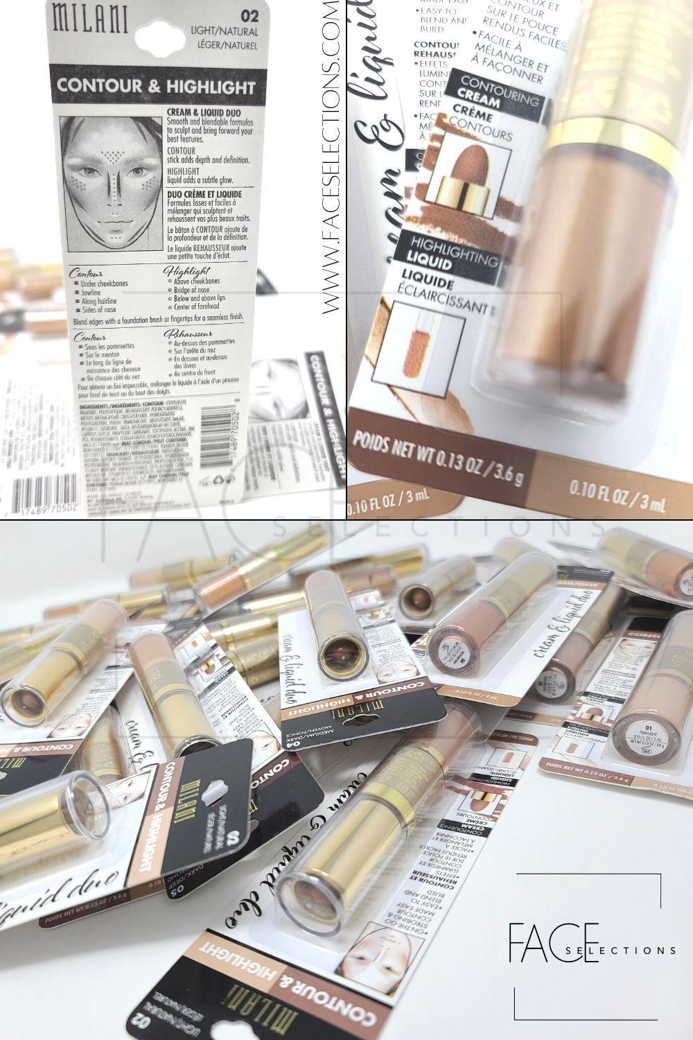 Contour & Highlight Cream Liquid Duo – Face Selections