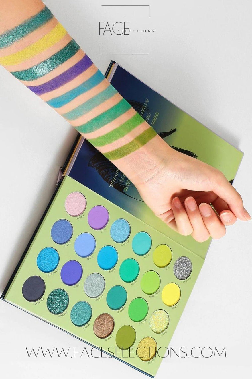 72 Color Full Spectrum Makeup Palette Book – Face Selections