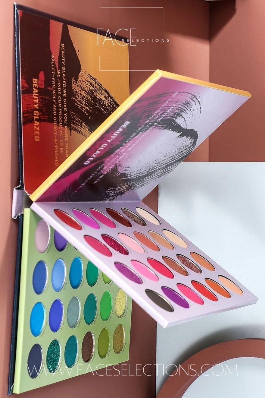 72 Color Full Spectrum Makeup Palette Book – Face Selections