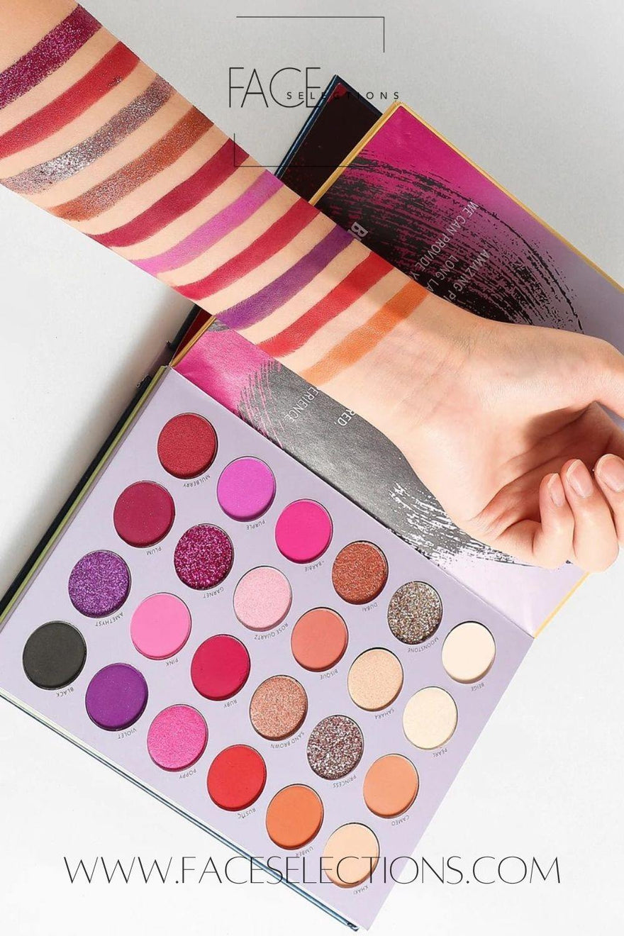 72 Color Full Spectrum Makeup Palette Book – Face Selections