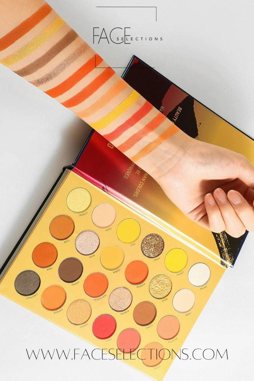 72 Color Full Spectrum Makeup Palette Book – Face Selections
